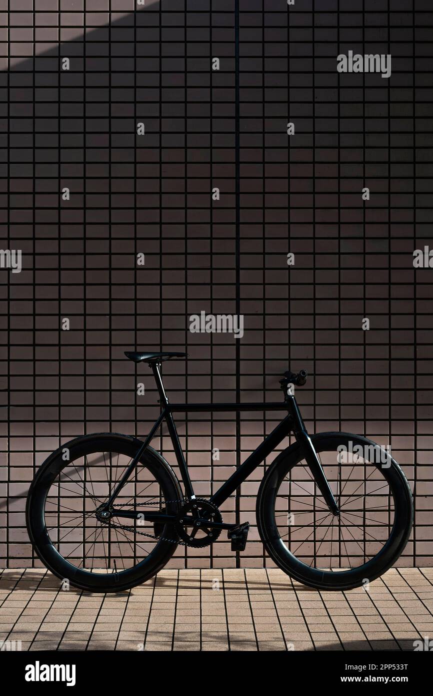 Bicycle outdoors street Stock Photo - Alamy