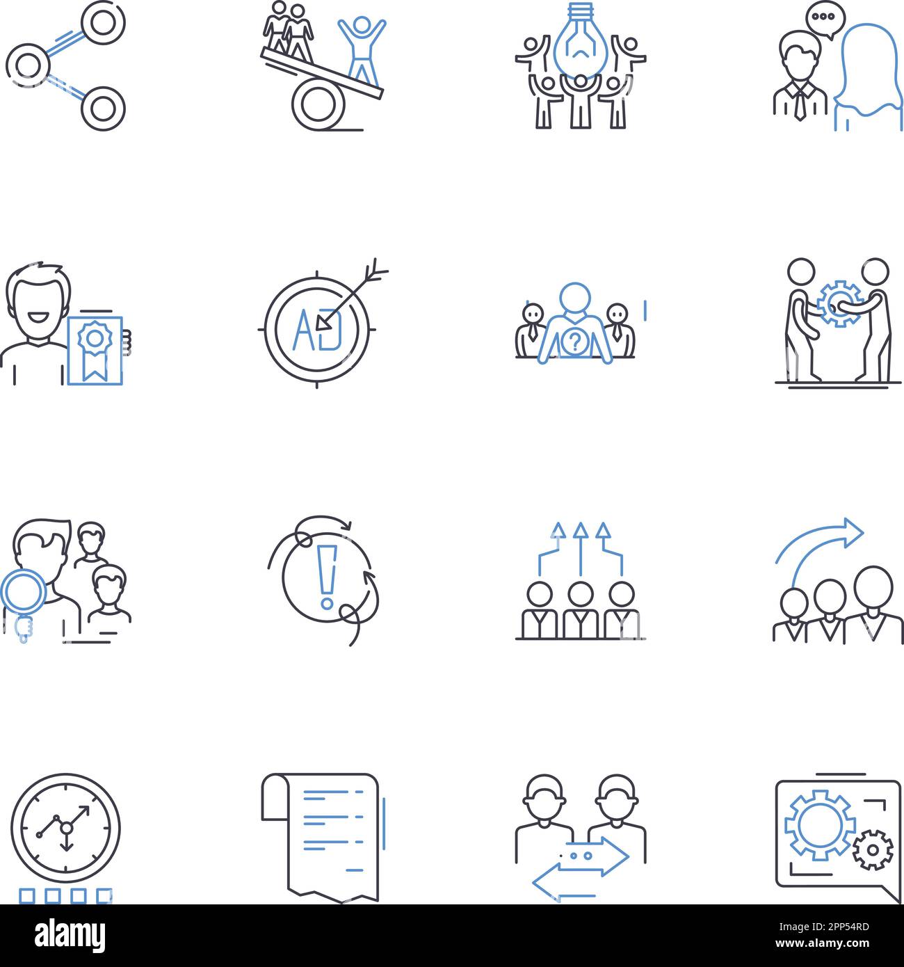 Workforce management line icons collection. Efficiency, Scheduling ... Workforce management line icons collection. Efficiency, Scheduling ...