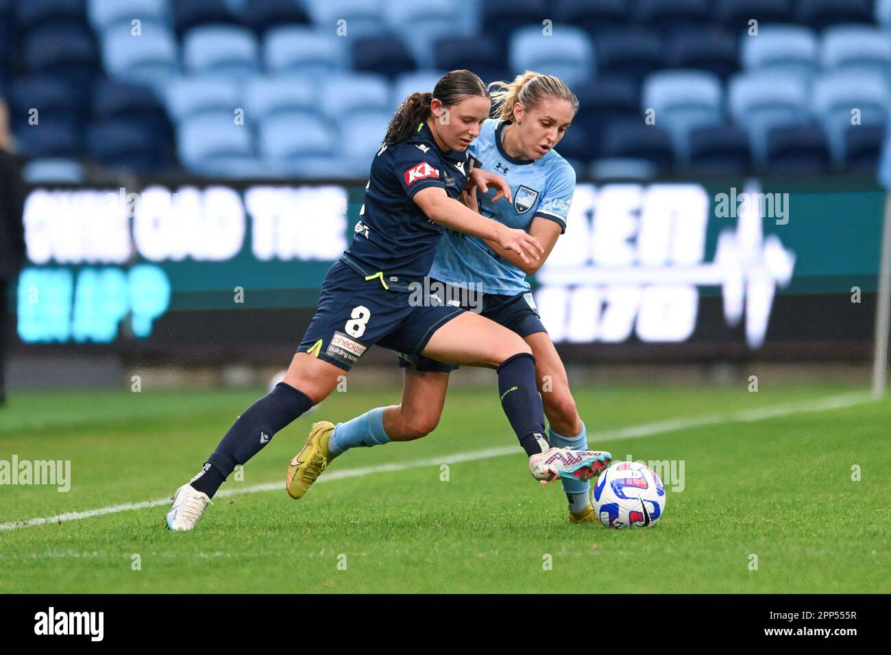Sydney, Australia. 22nd Apr, 2023. Alana Murphy (L) of Melbourne ...