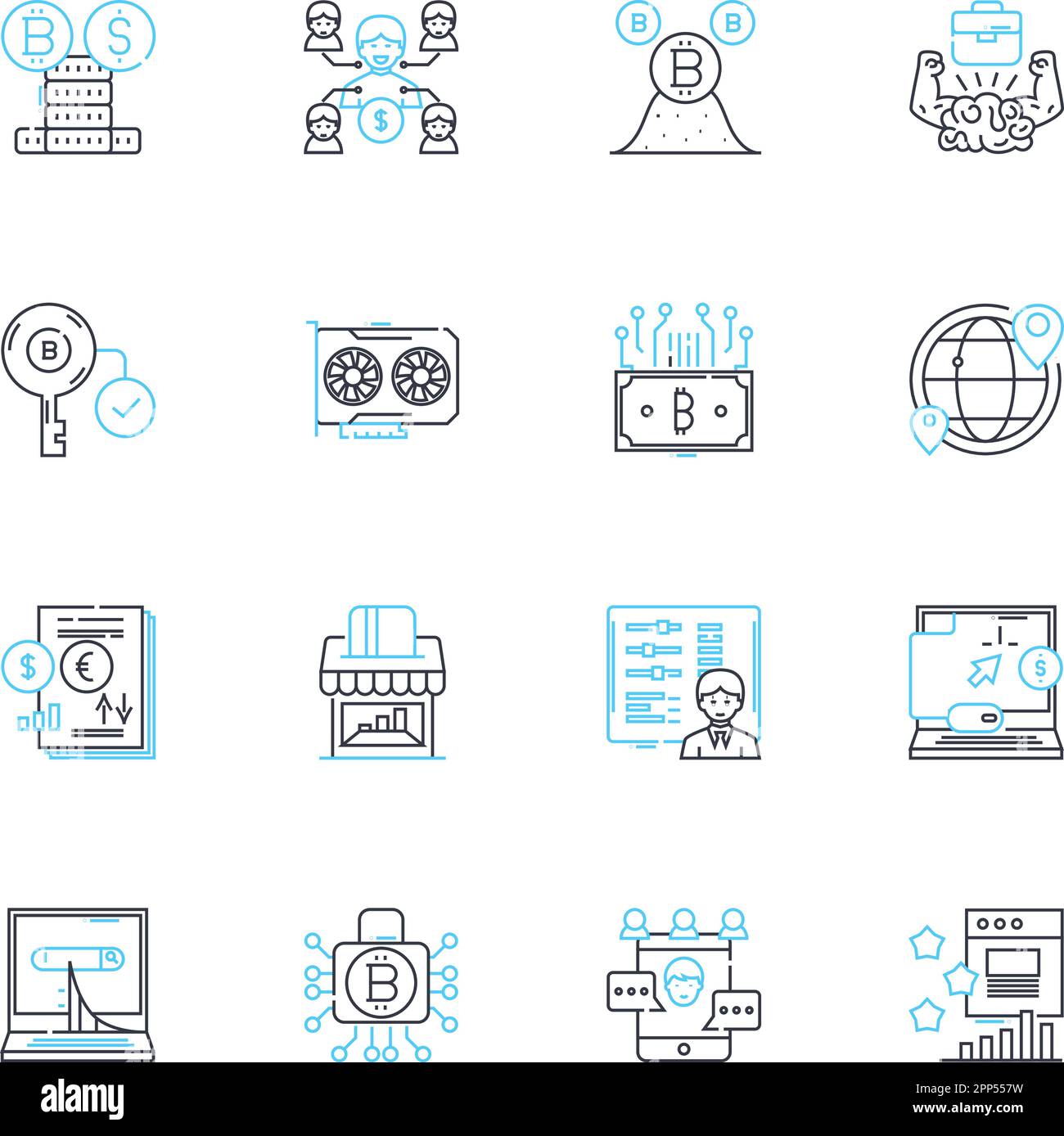Cloud services linear icons set. Cloud, Storage, SaaS, PaaS, IaaS ... Cloud services linear icons set. Cloud, Storage, SaaS, PaaS, IaaS ...