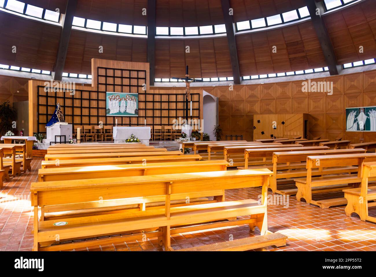 distinctive circular catholic church Santuário de Nossa Senhora da ...