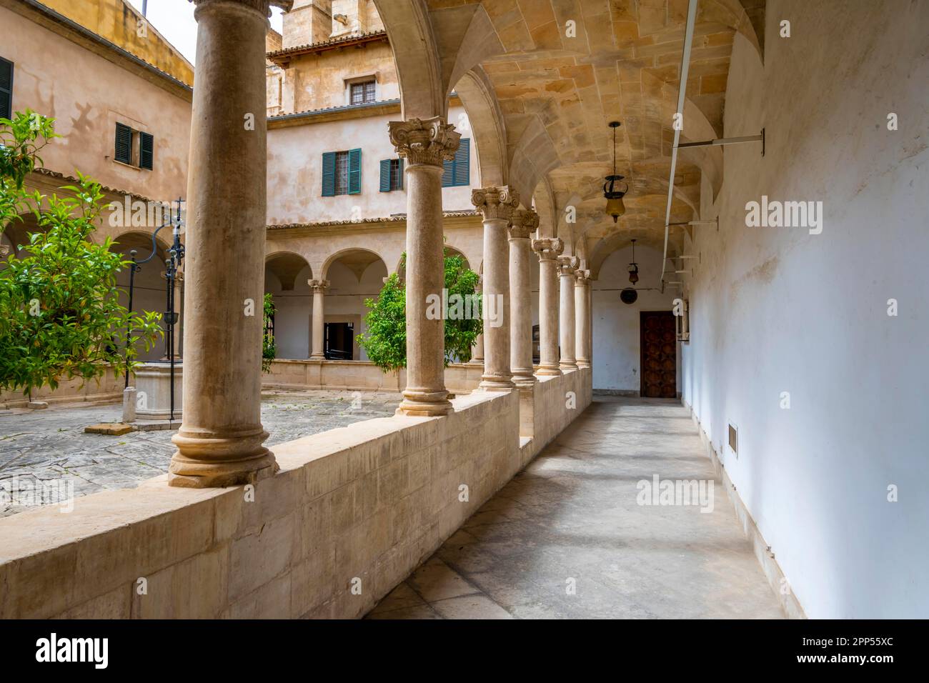 Patio, Palma Cathedral, Palma de Majorca, Spain Stock Photo - Alamy