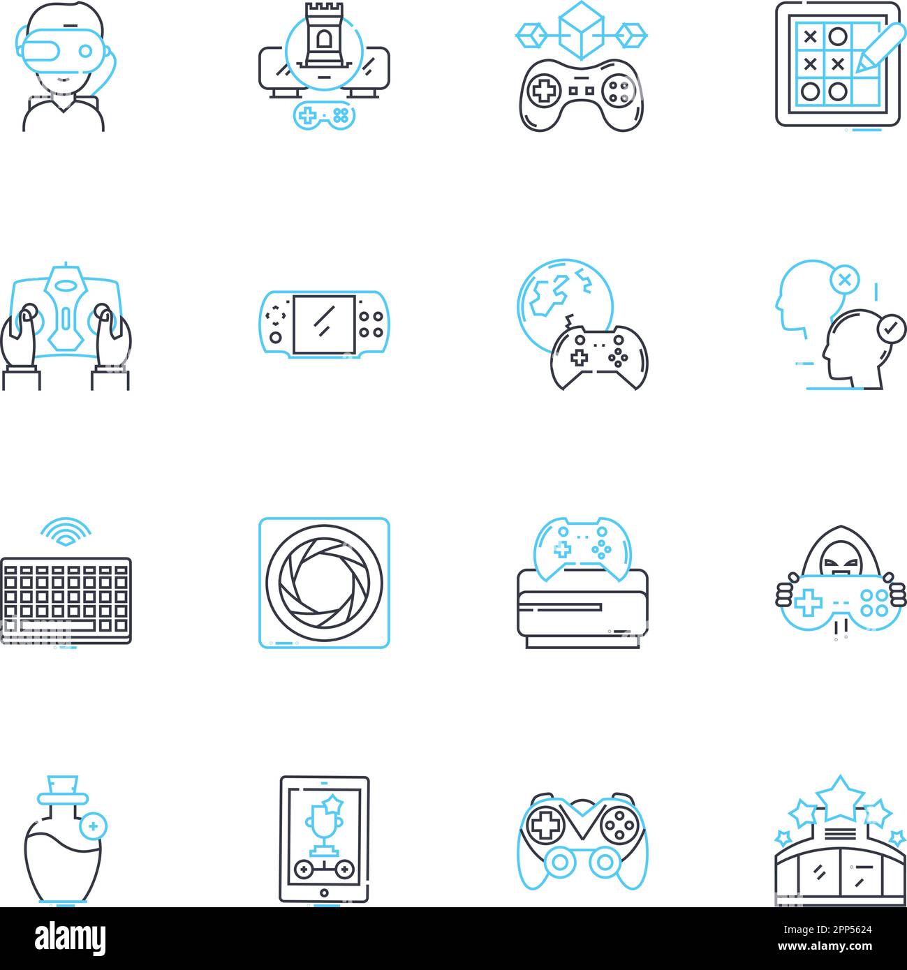 Audiovisual production linear icons set. Cinematography, Sound ...