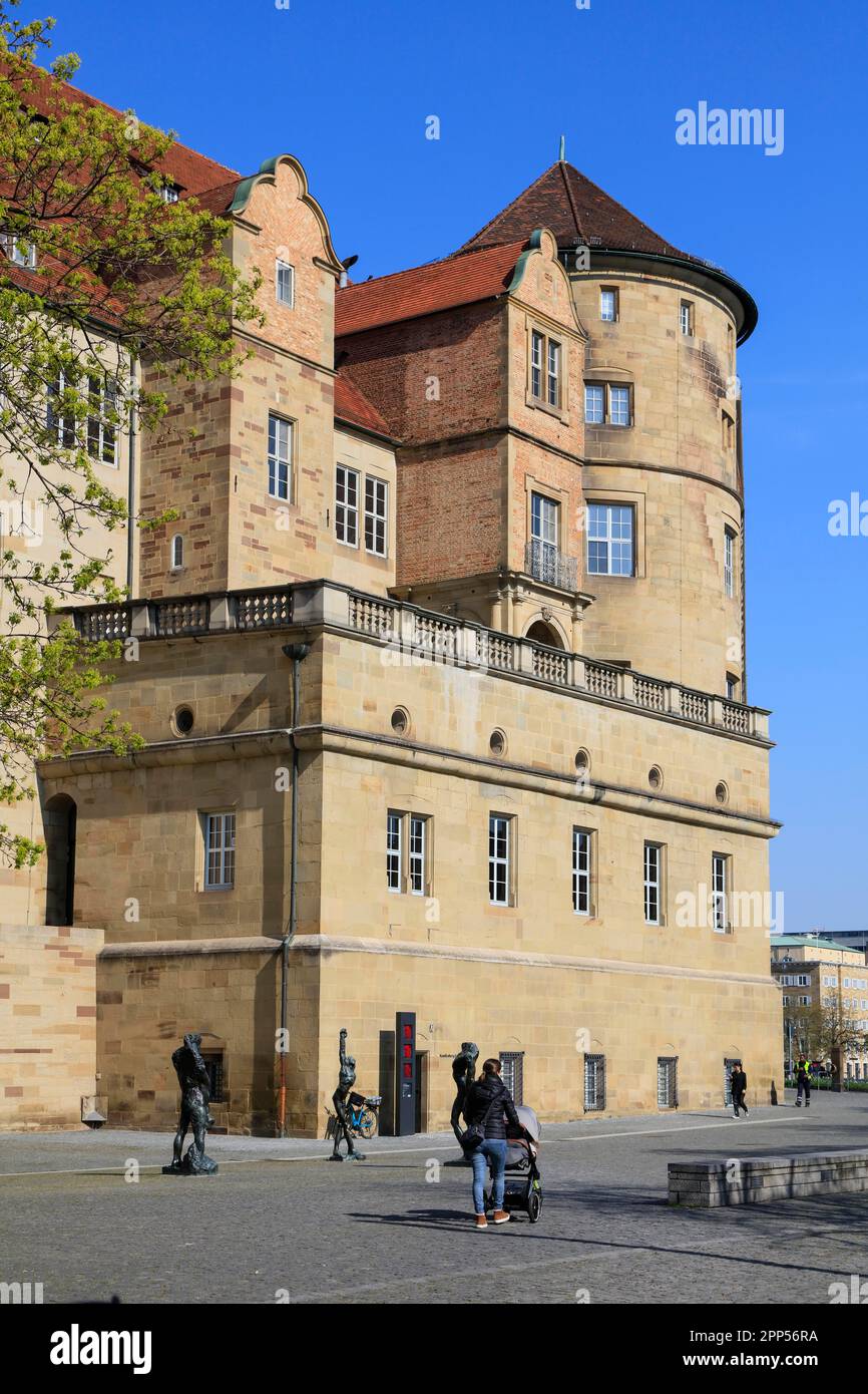 Old Palace, Stauffenberg-Platz, State Capital Stuttgart, Baden ...