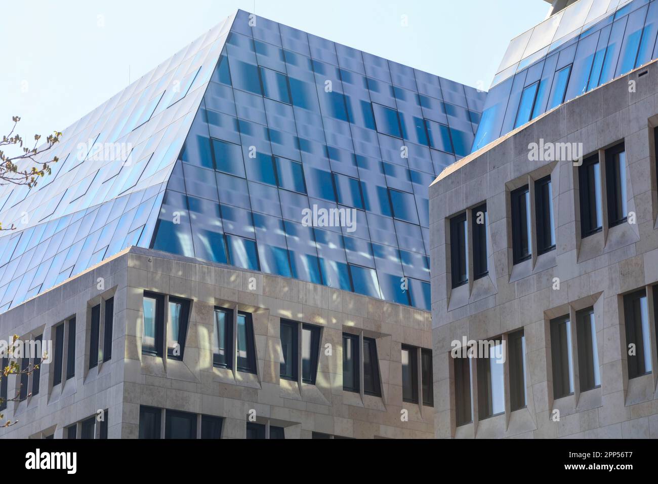 New buildings Dorotheen Quartier, state capital Stuttgart, Baden ...