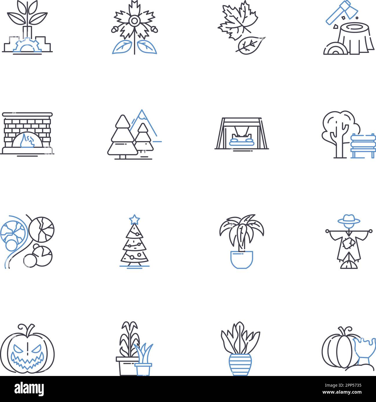 Harvesting line icons collection. Reaping, Gathering, Harvest, Crop ...