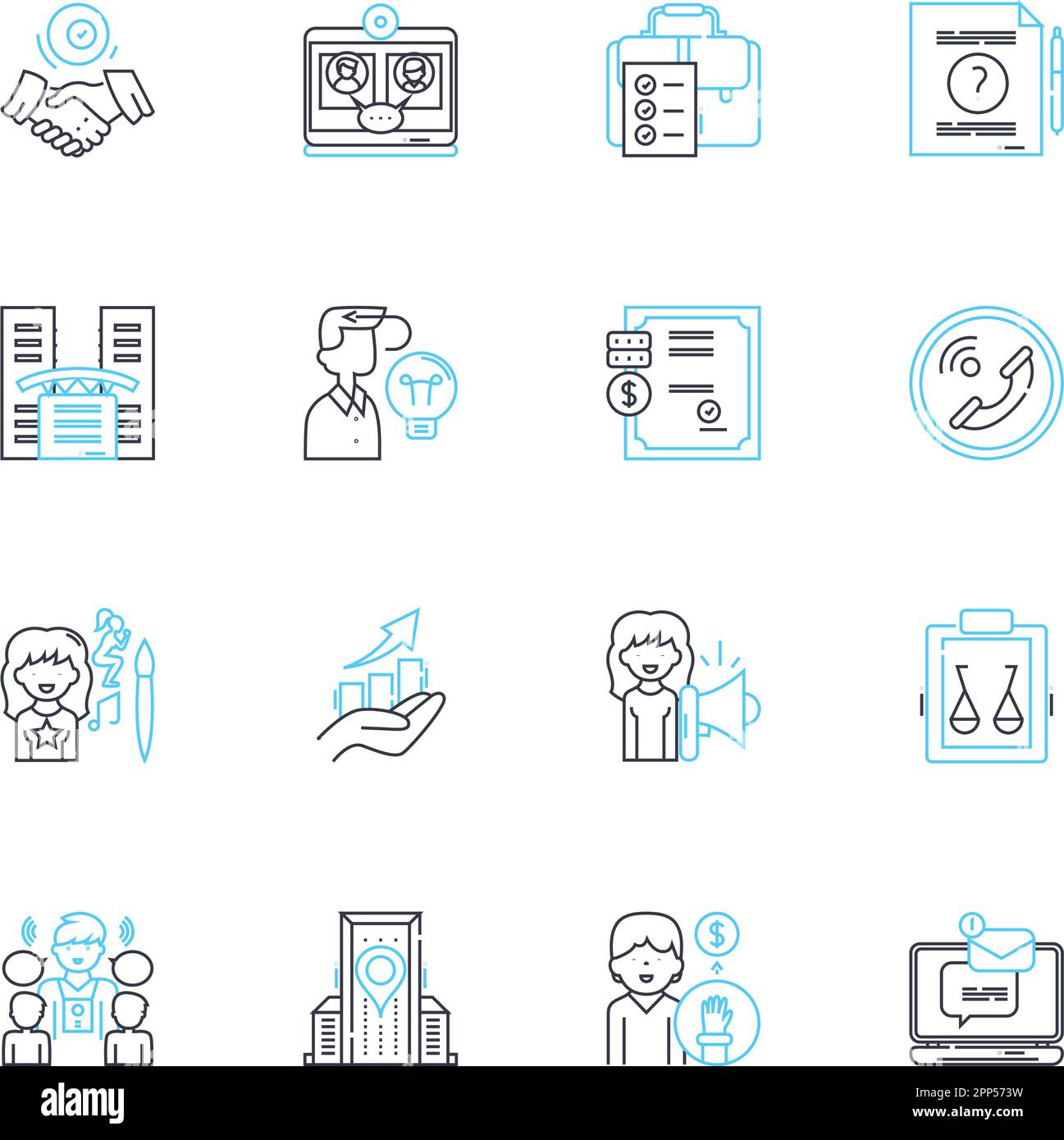 Knowledge Acquisition Linear Icons Set Learning Cognition Insight Comprehension Perception