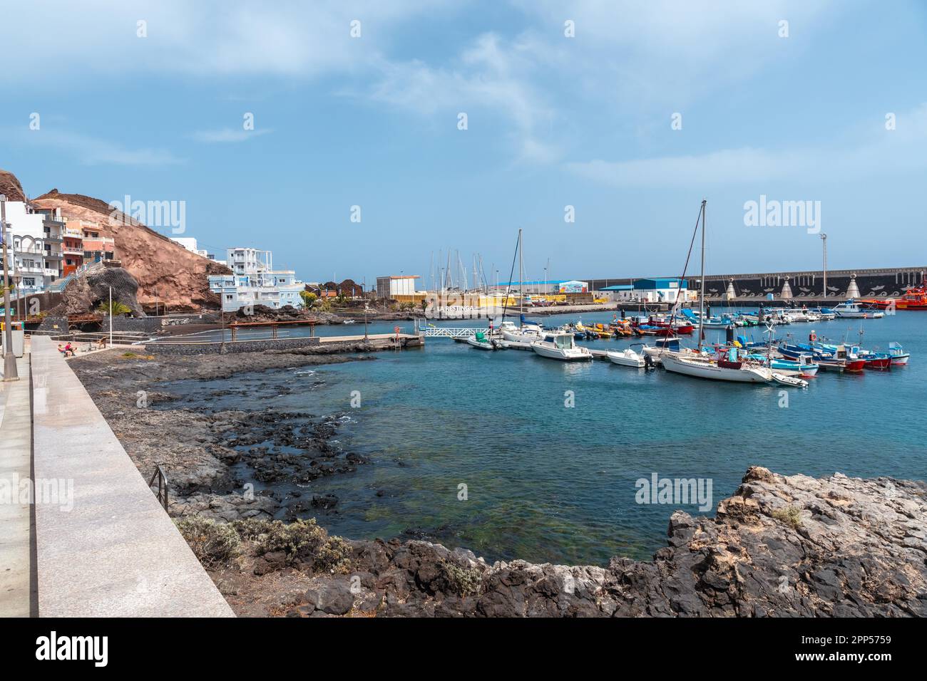 Fishing village and famous for diving La Restinga on El Hierro, Canary ...