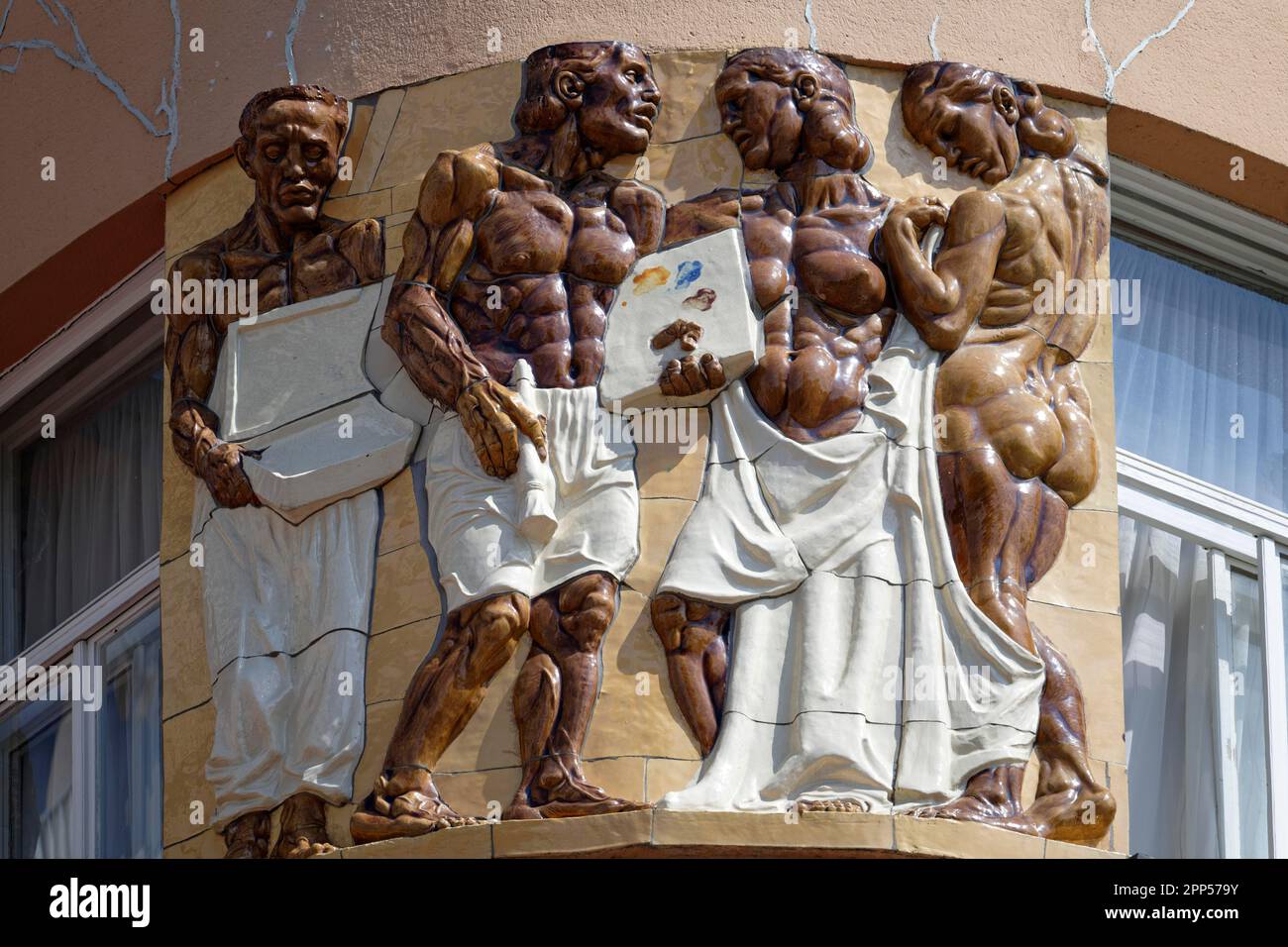 Ban Jelacic Square 4, Reljef Seljaci (Ivan Mestrovic), Centar, Zagreb ...