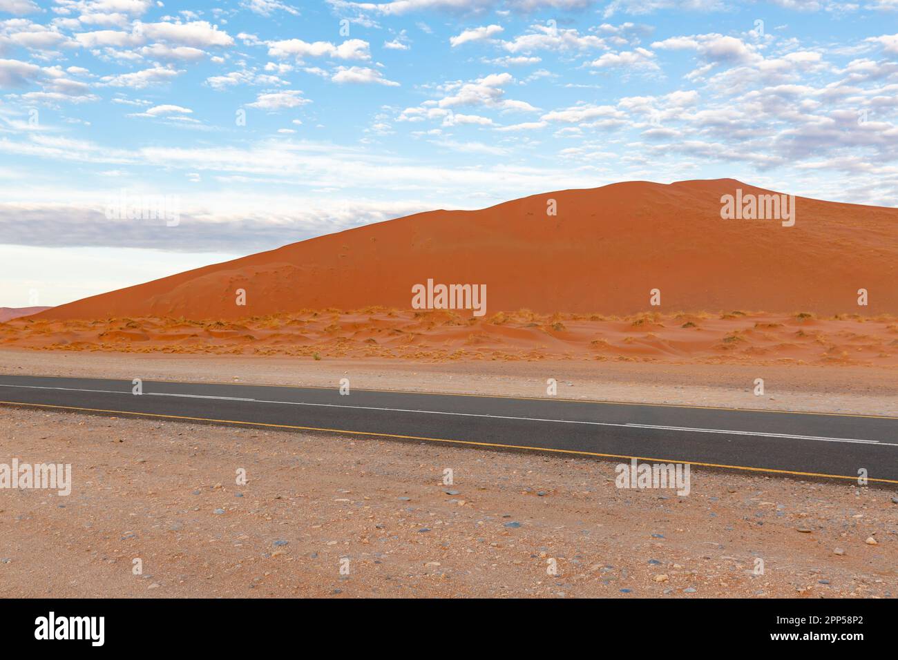 An empty highway in Namib Desert, Namibia Stock Photo - Alamy
