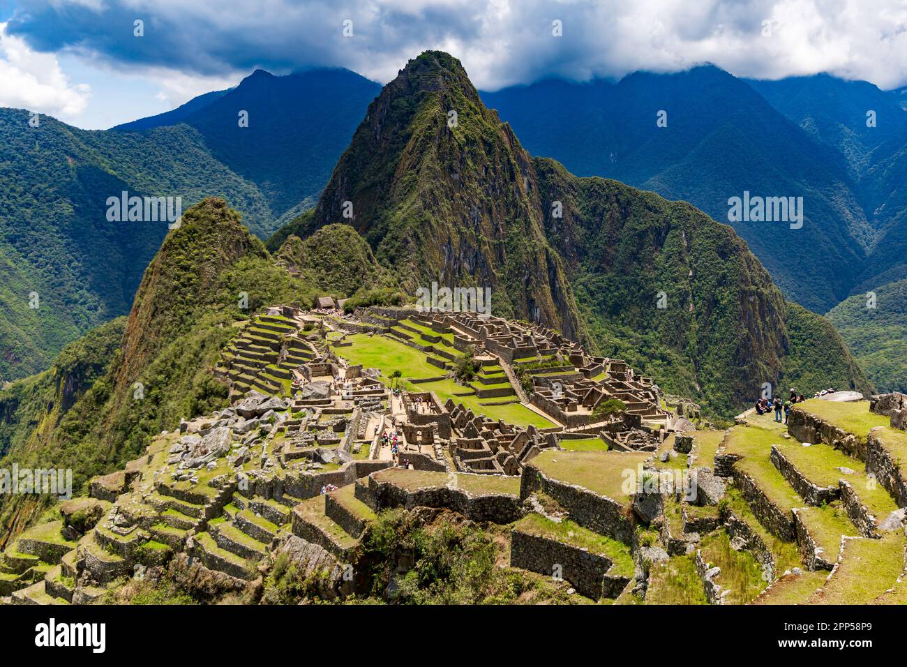 Machu Picchu, Peru. UNESCO World Heritage Site. One of the New Seven ...