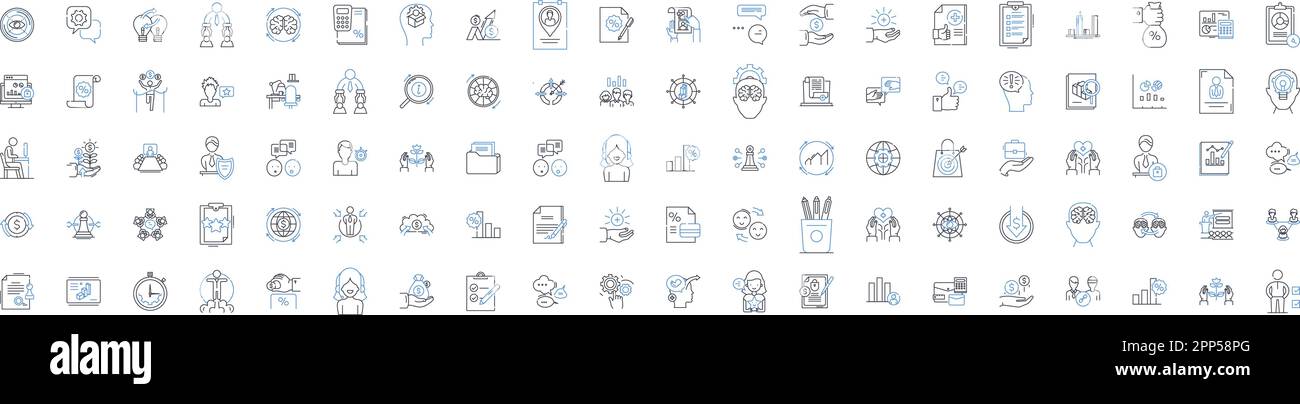 Digital banking line icons collection. Online banking, Mobile banking ...