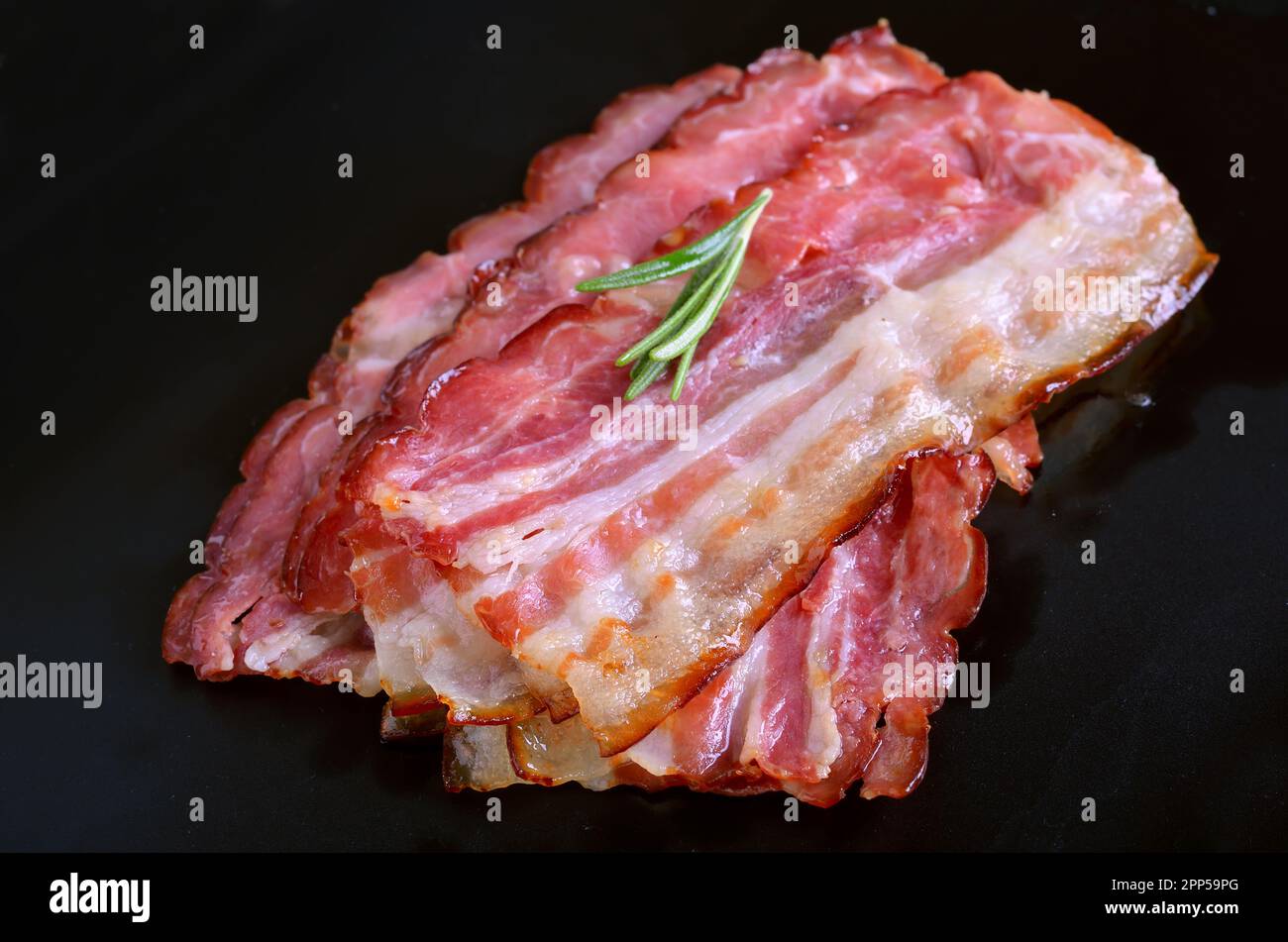 Traditional fried bacon hi-res stock photography and images - Alamy