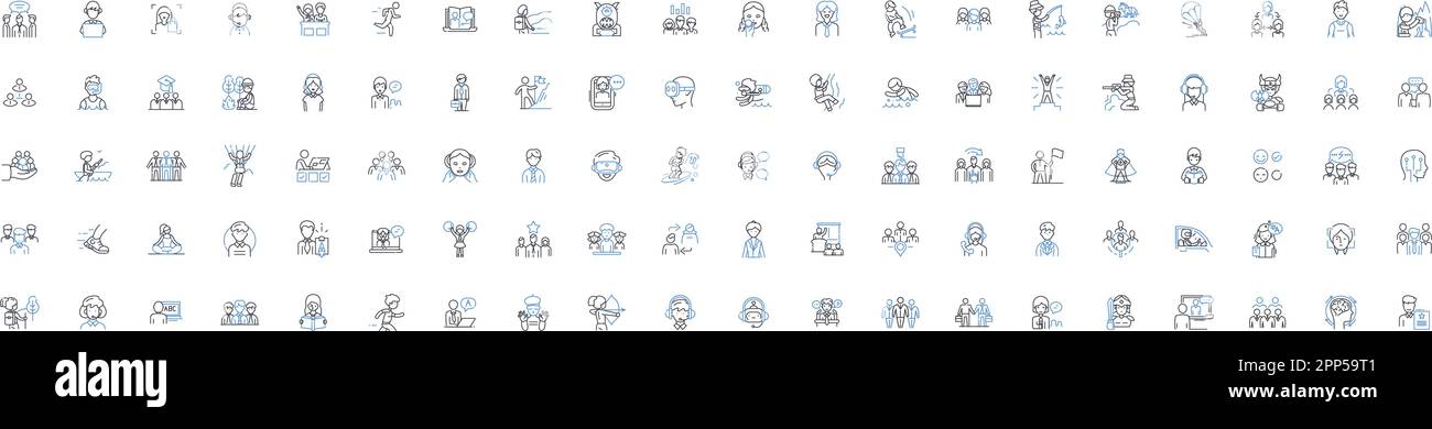 New generation line icons collection. Innovation, Progress, Advancement ...