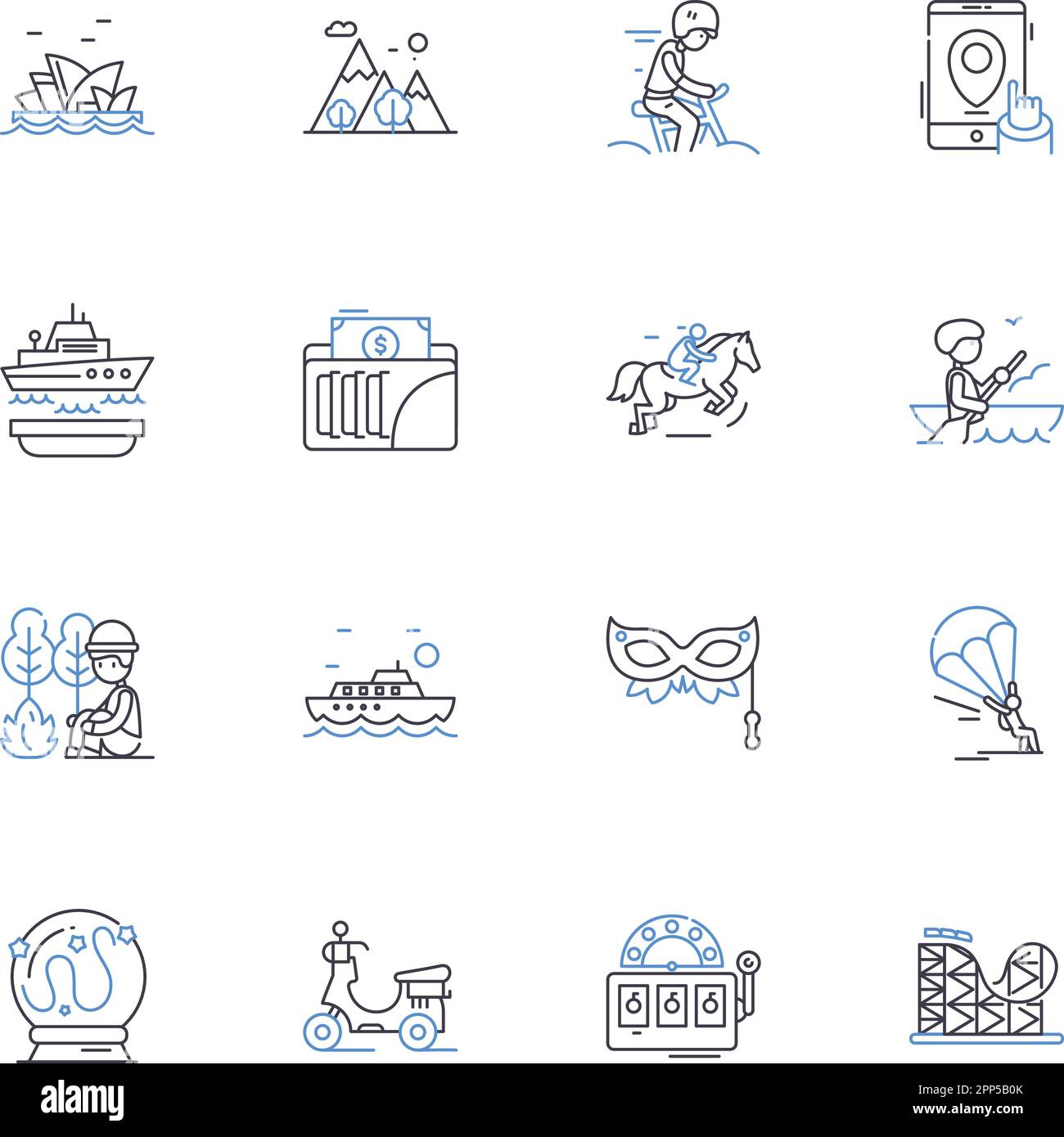 Moving line icons collection. Relocation, Transition, Packers, Trucking ...
