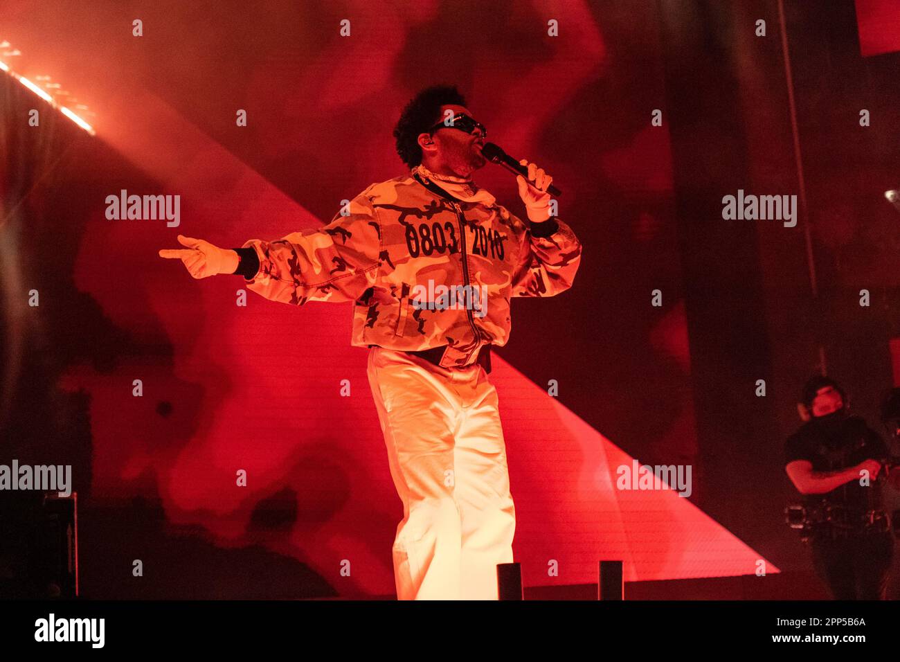 The Weeknd performs with Metro Boomin at the Coachella Music and Arts ...