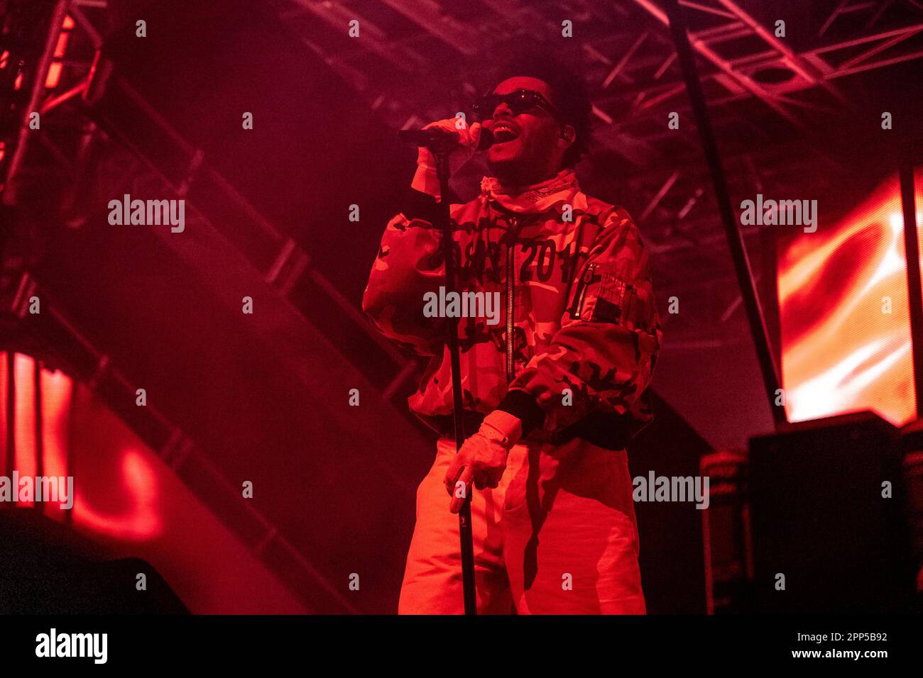 The Weeknd performs with Metro Boomin at the Coachella Music and Arts ...