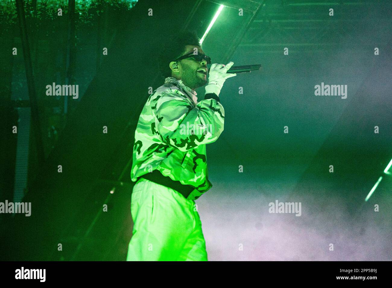 The Weeknd performs with Metro Boomin at the Coachella Music and Arts ...