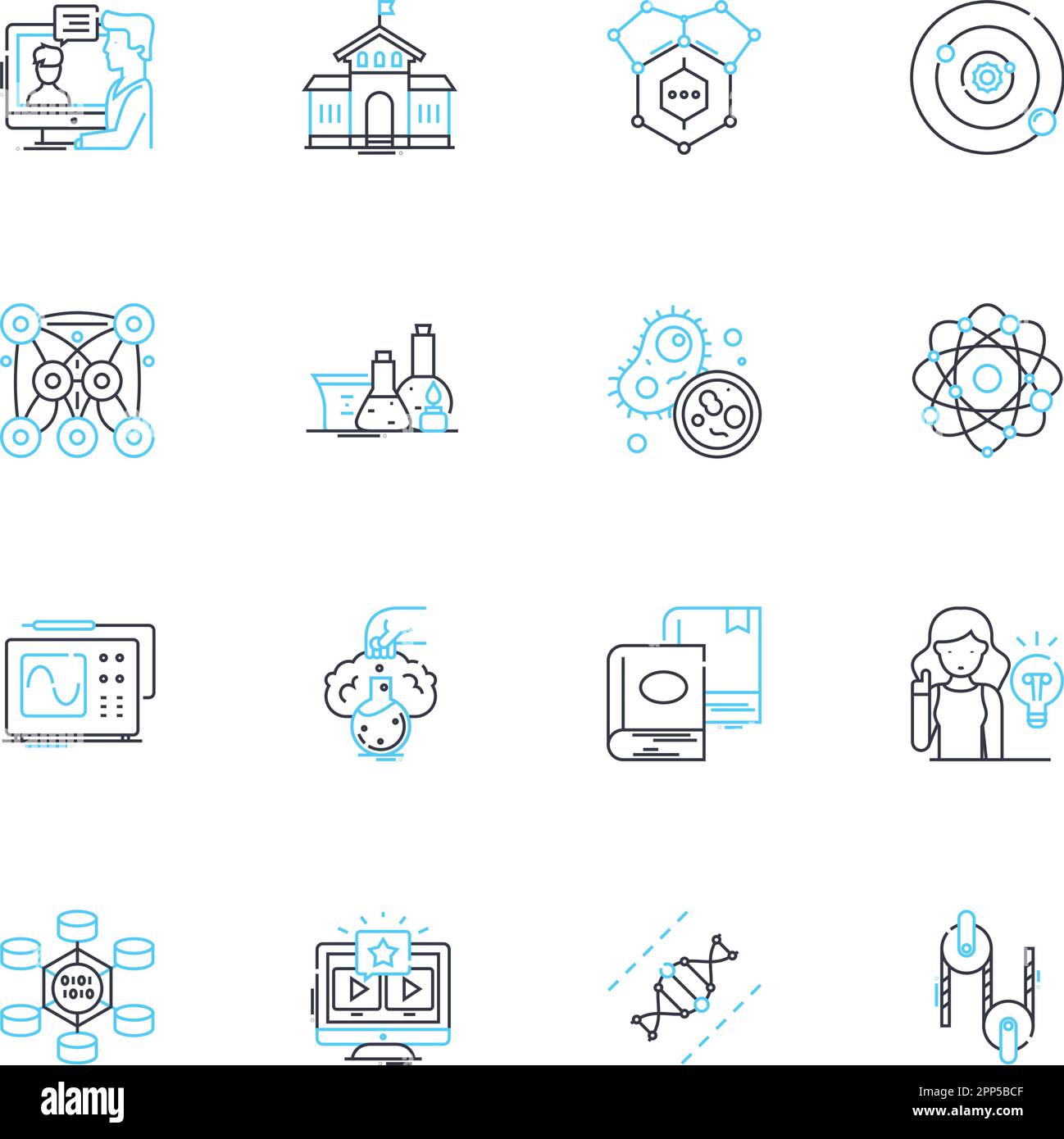 Social Interaction Linear Icons Set Conversations Relationships