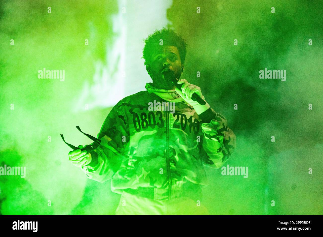 The Weeknd performs with Metro Boomin at the Coachella Music and Arts ...