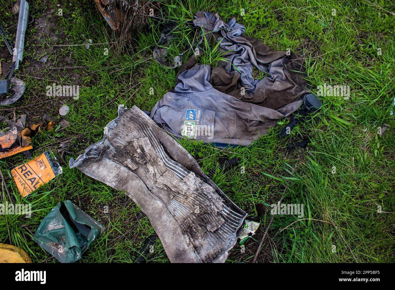 Mine explosion aftermath hi-res stock photography and images - Alamy