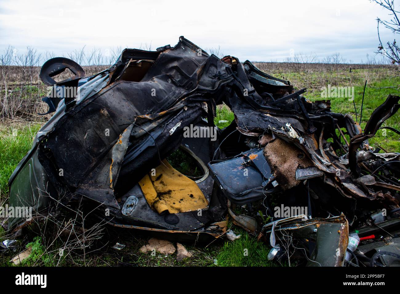 Mine explosion aftermath hi-res stock photography and images - Alamy