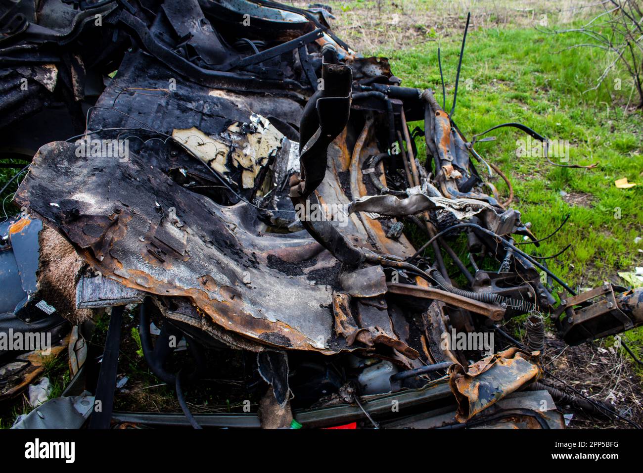 Mine explosion aftermath hi-res stock photography and images - Alamy