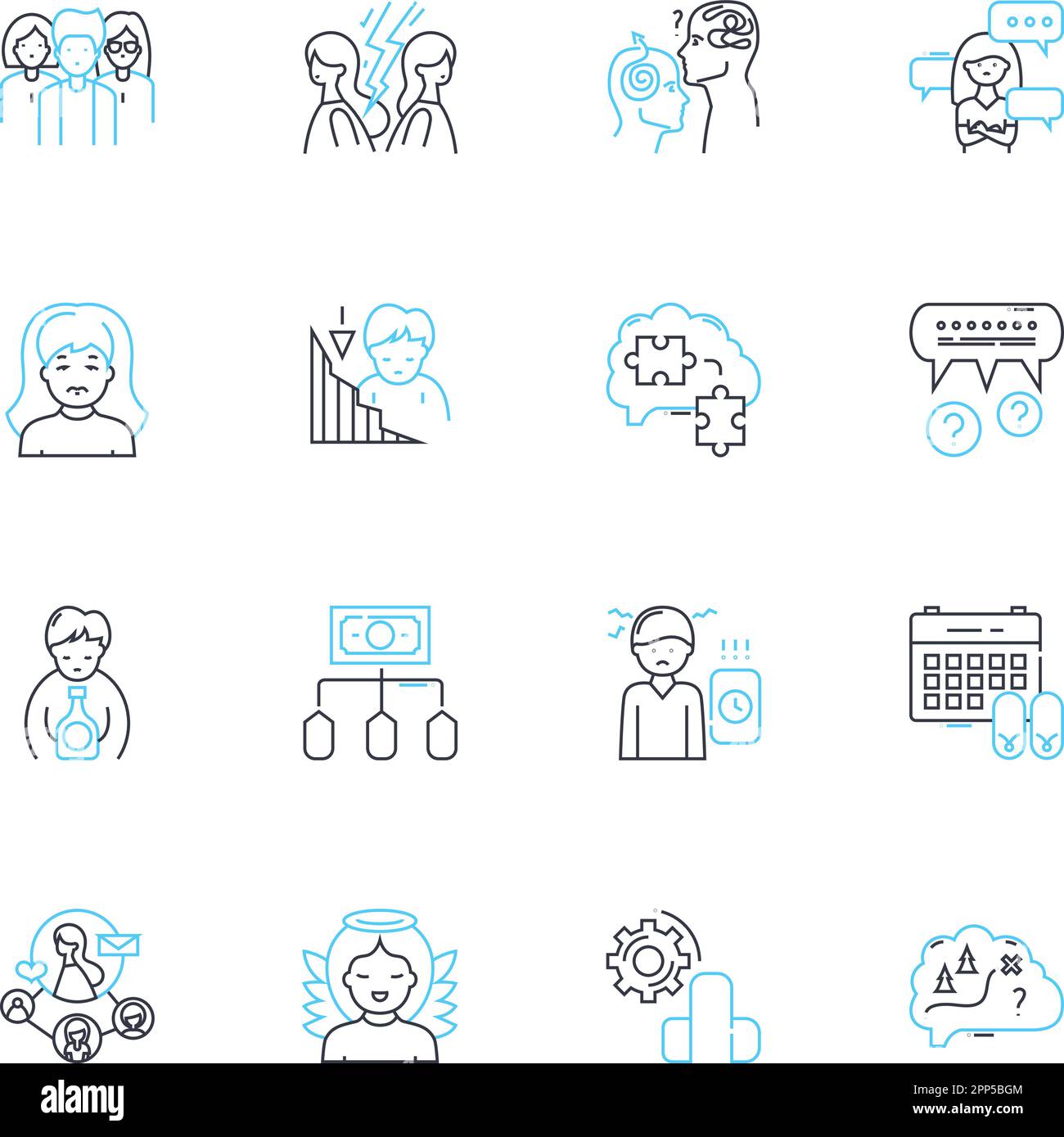 Creative intelligence linear icons set. Imagination, Innovation ...