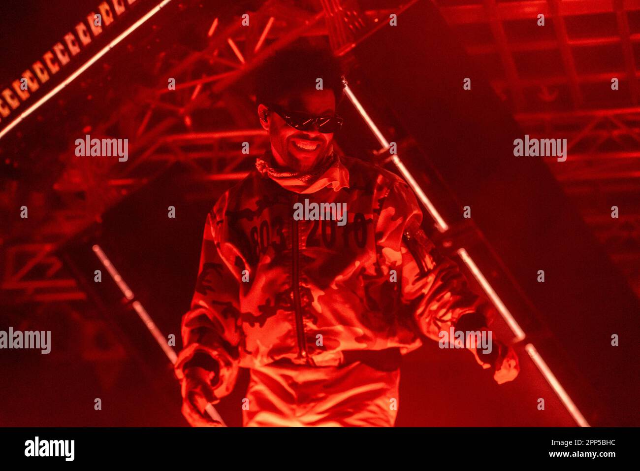 The Weeknd performs with Metro Boomin at the Coachella Music and Arts ...