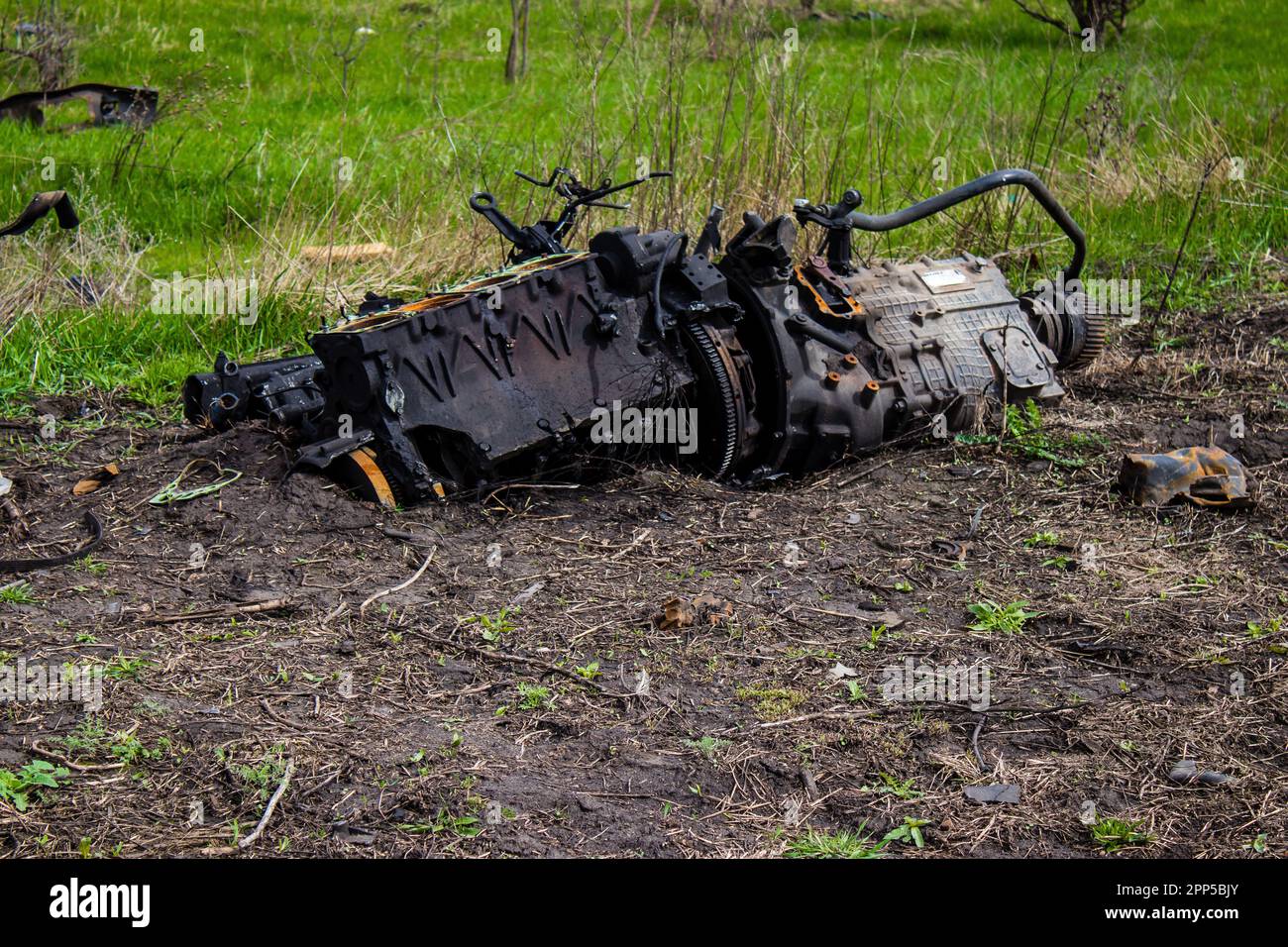 Mine explosion aftermath hi-res stock photography and images - Alamy