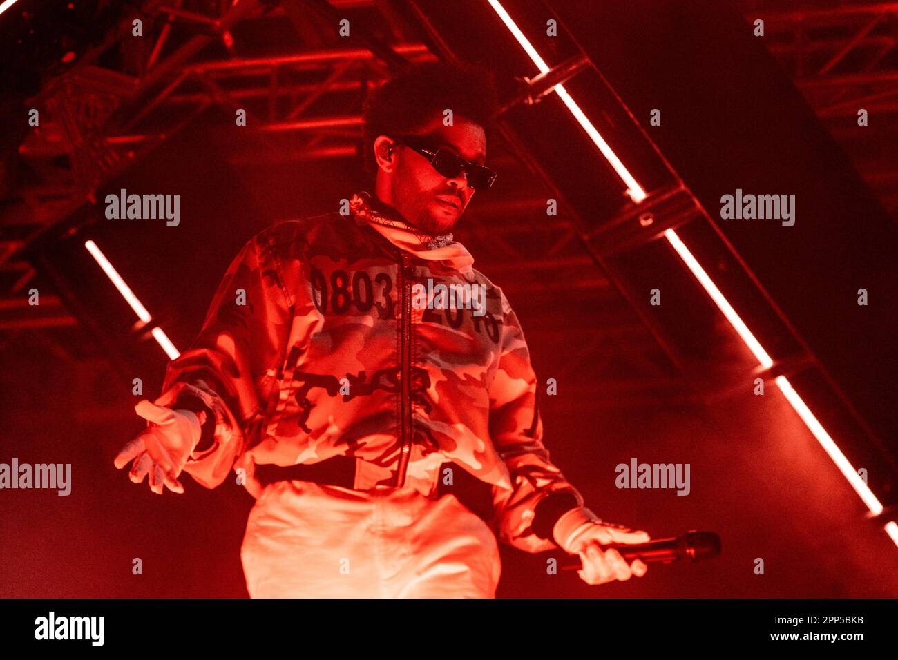 The Weeknd performs with Metro Boomin at the Coachella Music and Arts ...