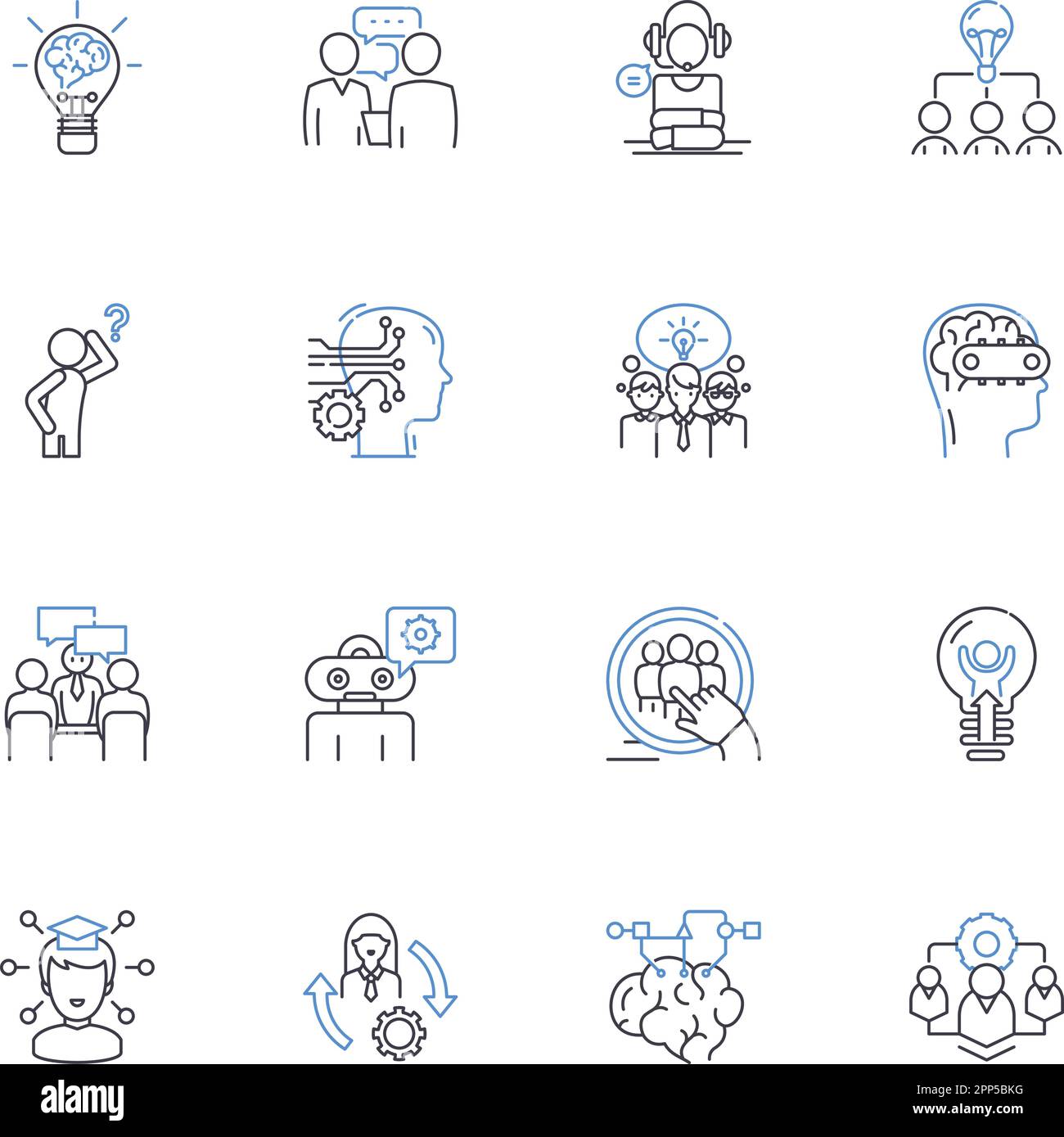 Problem solvers line icons collection. Innovators, Analytical ... Problem solvers line icons collection. Innovators, Analytical ...