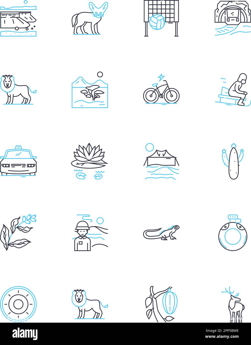 Time travel linear icons set. Chrononaut, TARDIS, Paradox, Temporal ...