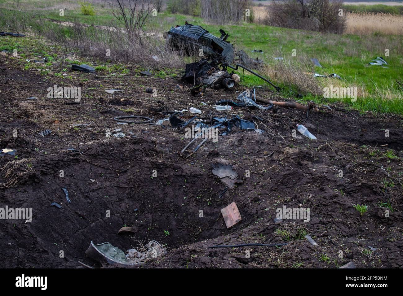 Mine explosion aftermath hi-res stock photography and images - Alamy