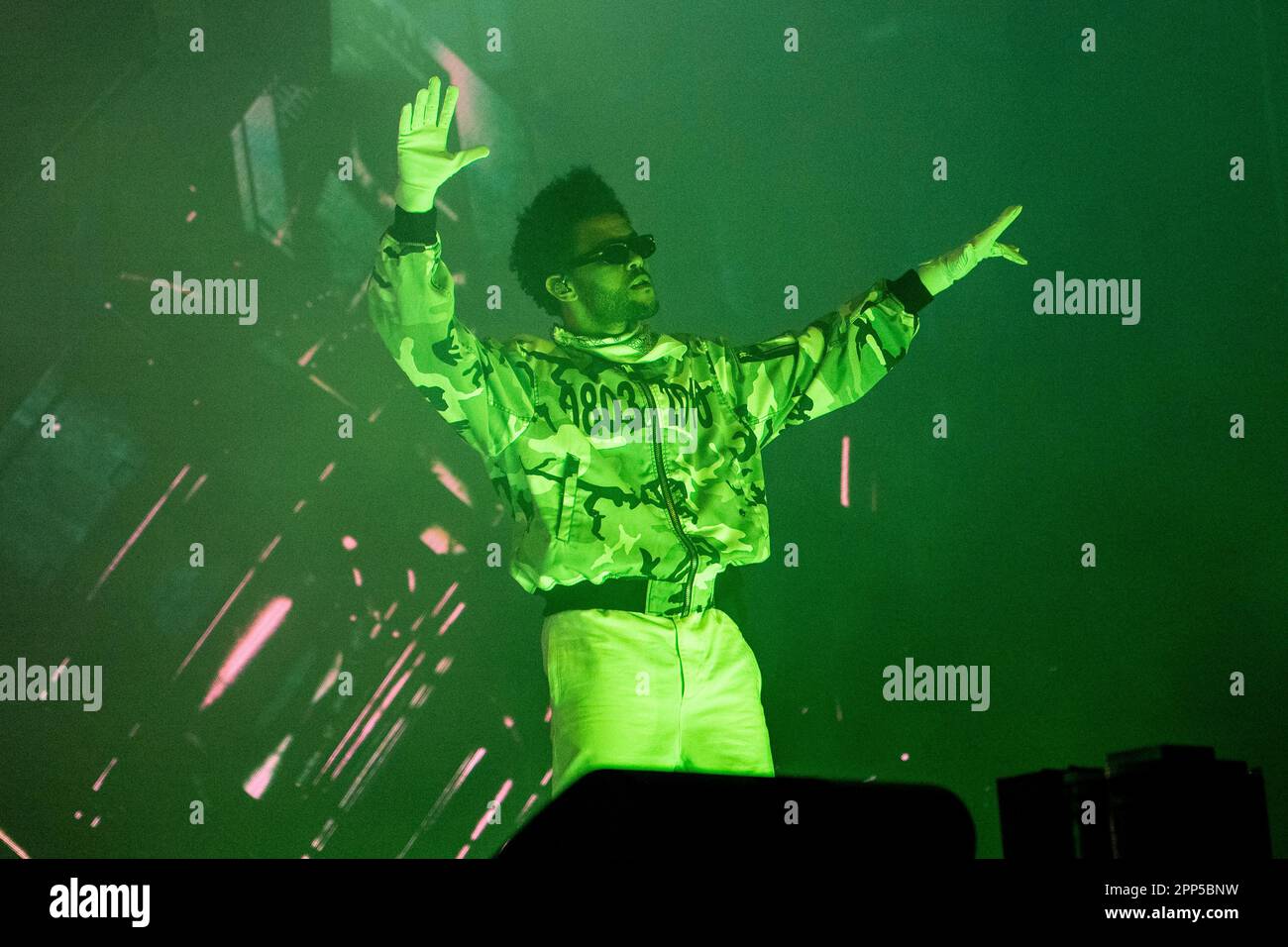 The Weeknd performs with Metro Boomin at the Coachella Music and Arts ...