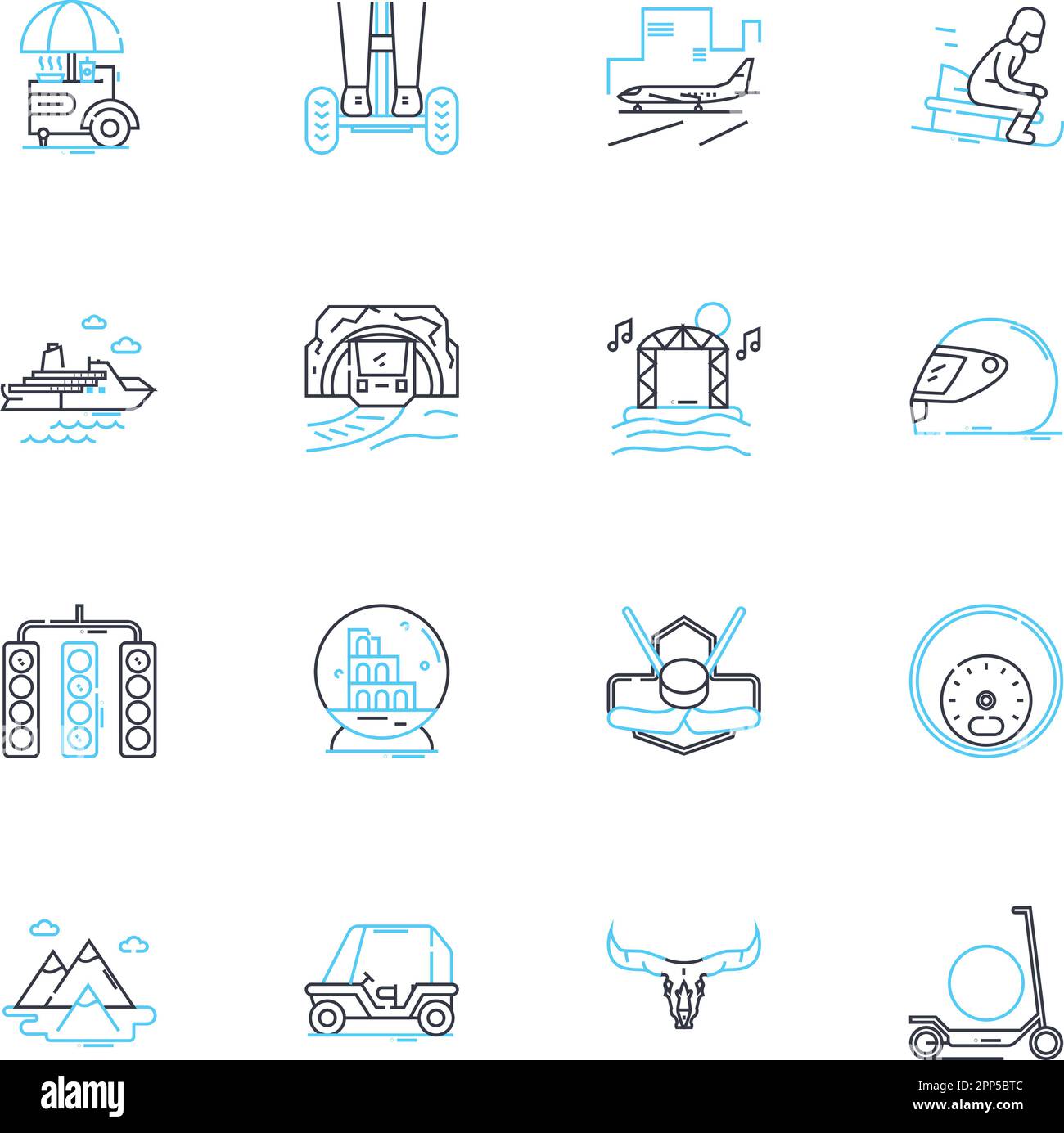 Cultural retreat linear icons set. immersion, rejuvenation, mindfulness ...