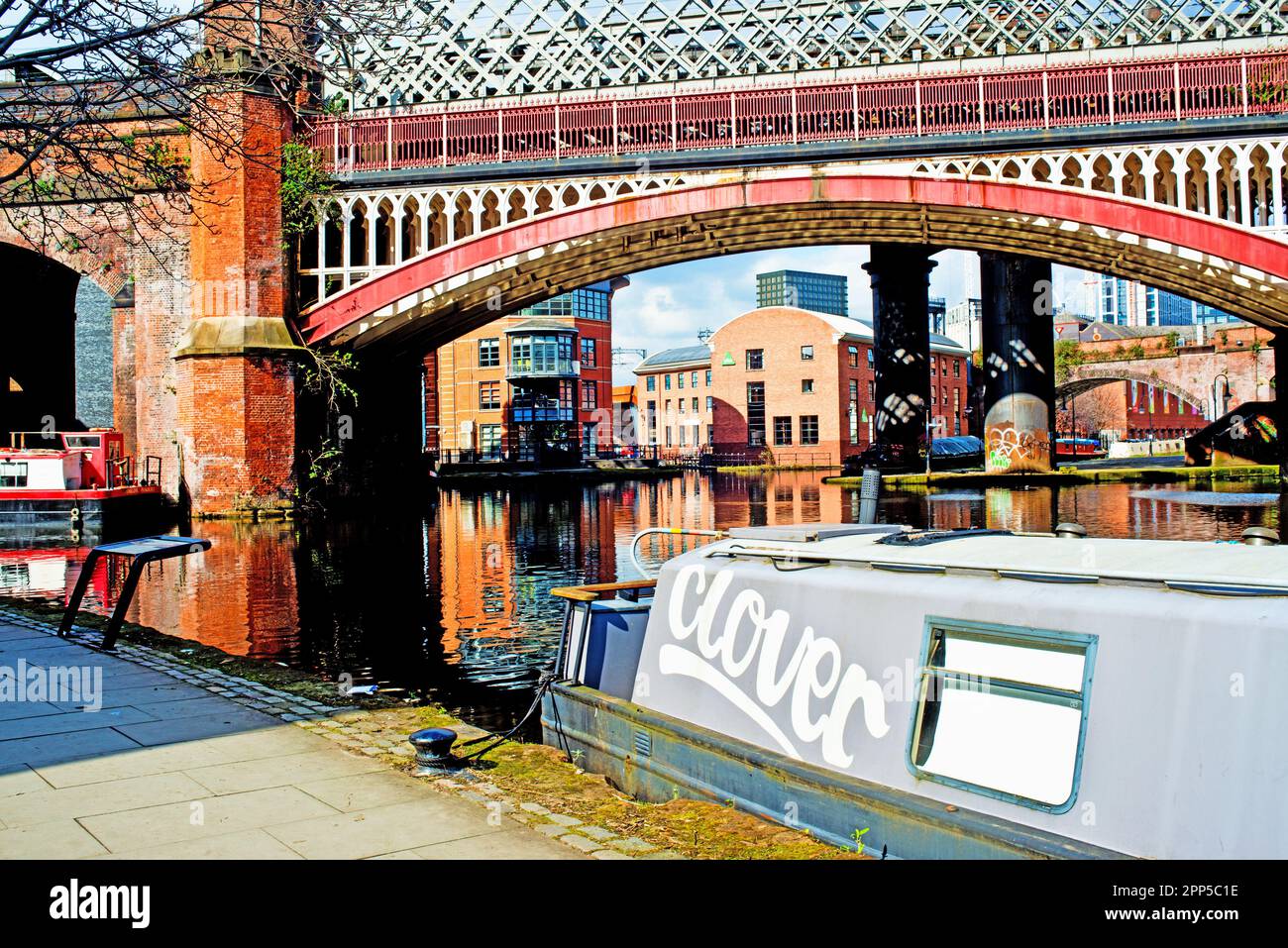 Great Bridgewater Canal, Castlefield, Manchester, Lancashire, England ...