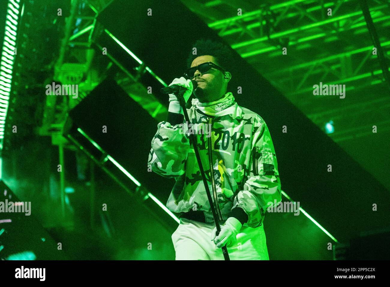 The Weeknd performs with Metro Boomin at the Coachella Music and Arts ...