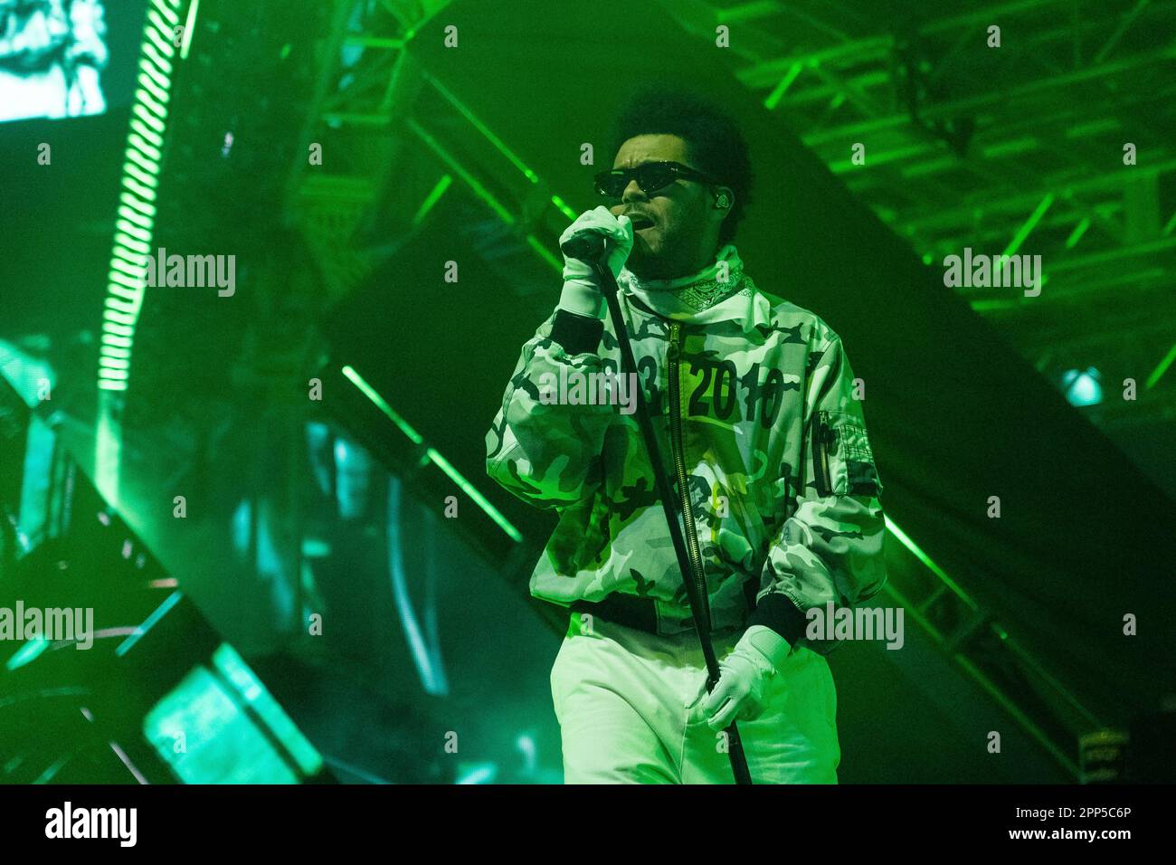 The Weeknd performs with Metro Boomin at the Coachella Music and Arts ...
