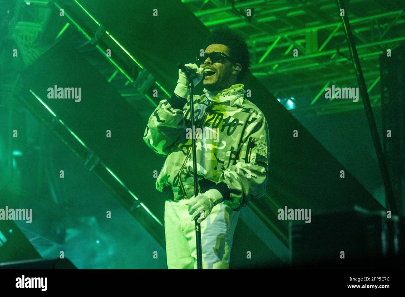 The Weeknd performs with Metro Boomin at the Coachella Music and Arts ...