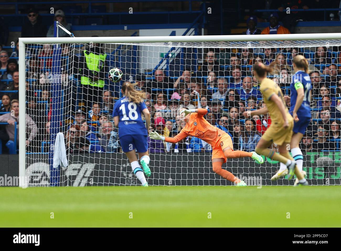 22nd April 2023; Stamford Bridge, London, England: UEFA Womens ...