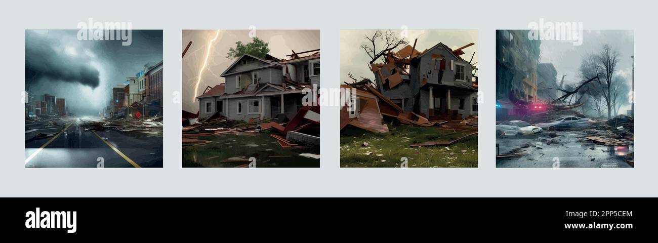 Cartoon weather gale Stock Vector Images - Alamy