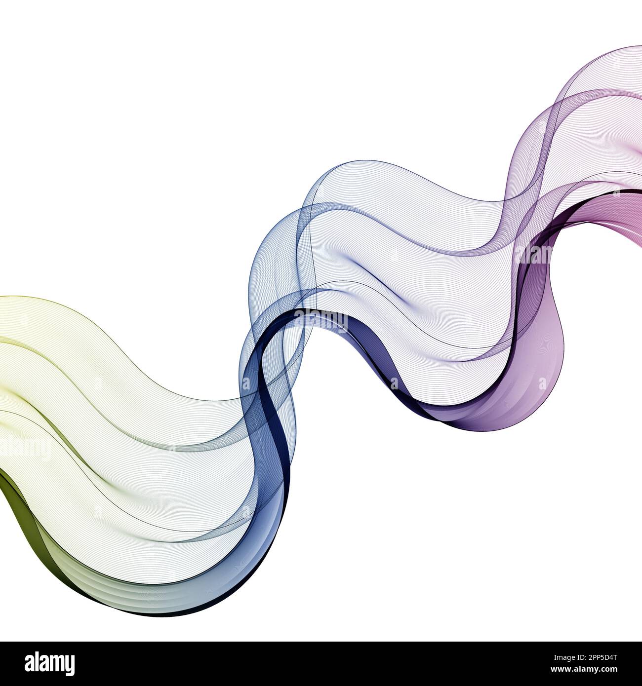 Blue abstract wave. Vector template for a presentation Stock Photo - Alamy