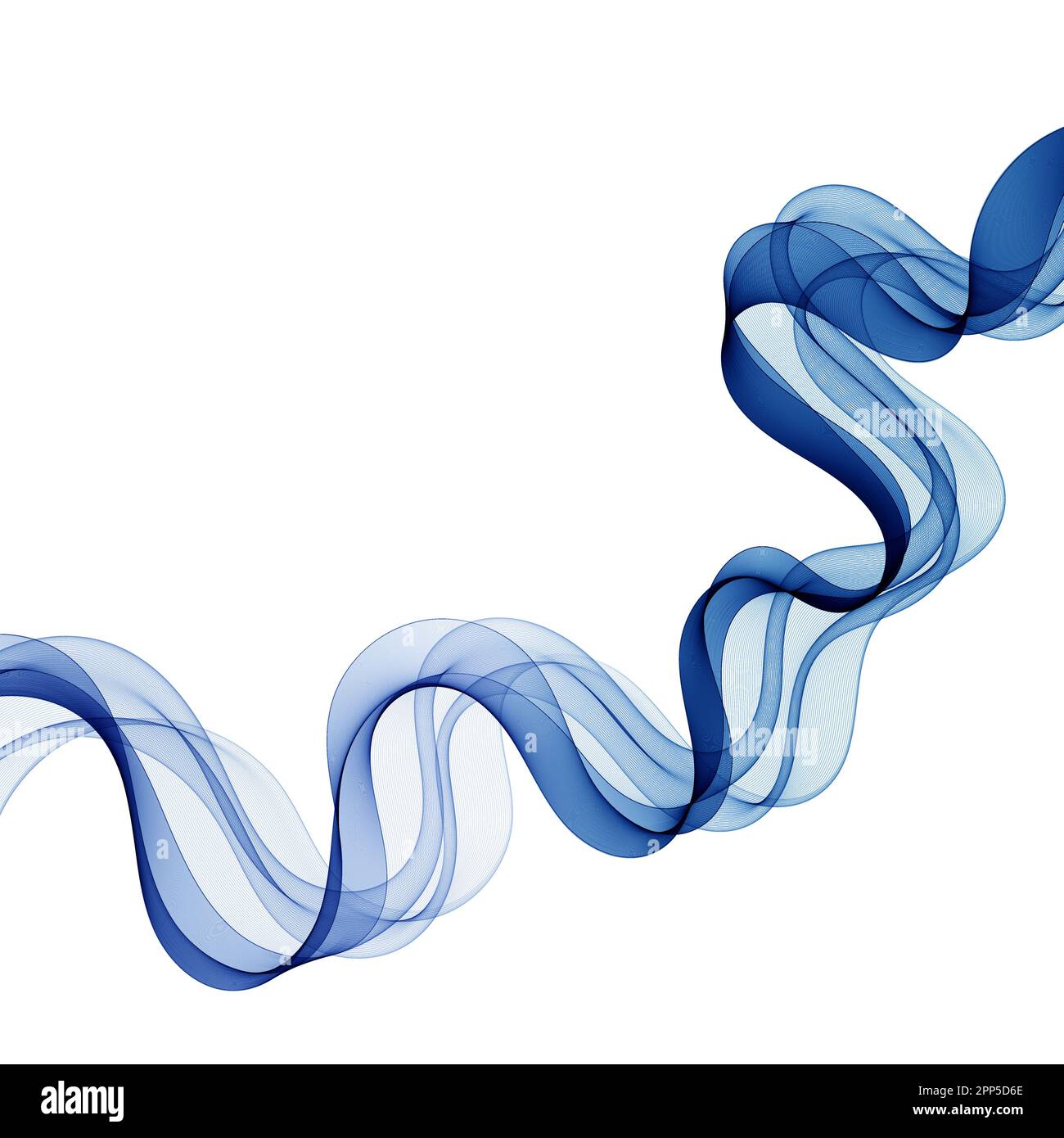 Blue wave pattern. Design element. Vector graphics Stock Photo - Alamy