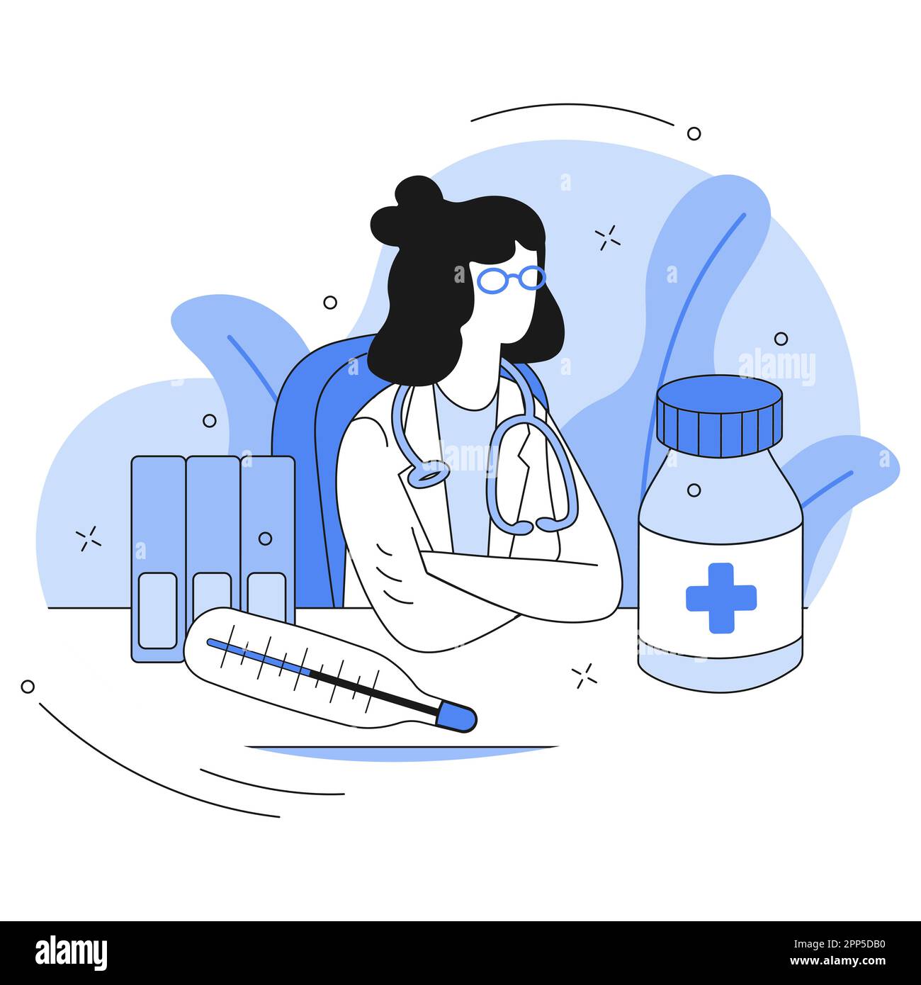 Team doctor in office Cut Out Stock Images & Pictures - Alamy