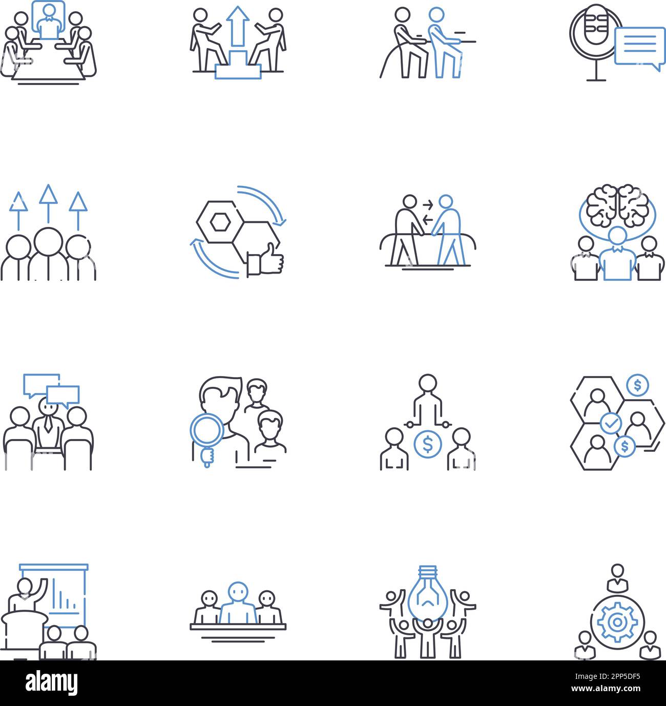Cleaning team line icons collection. Sparkle, Tidy, Sanitize, Spotless ...