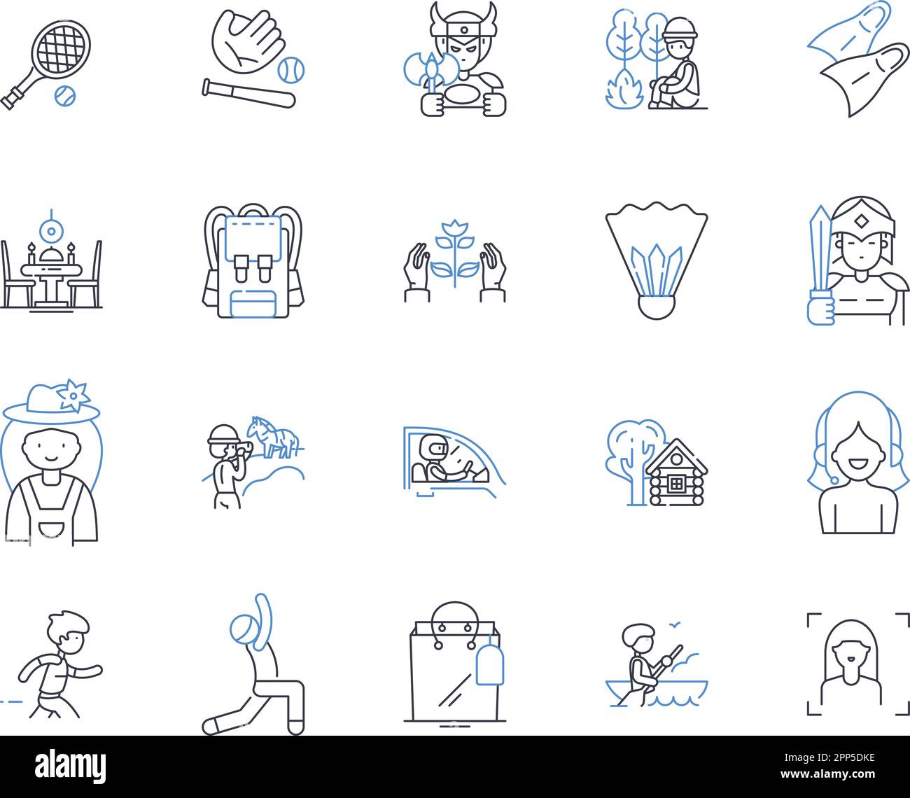 Competition line icons collection. Rivalry, Contest, Battle, Challenge ...