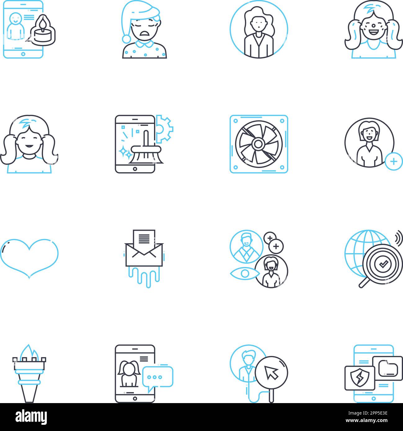 Search Optimization Linear Icons Set Algorithm Analytics Backlinks Keywords Content Crawl