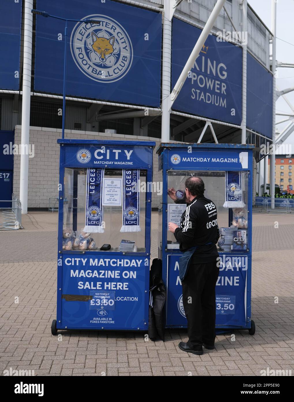King Power Stadium, Leicester, UK. 22nd Apr, 2023. Premier League ...