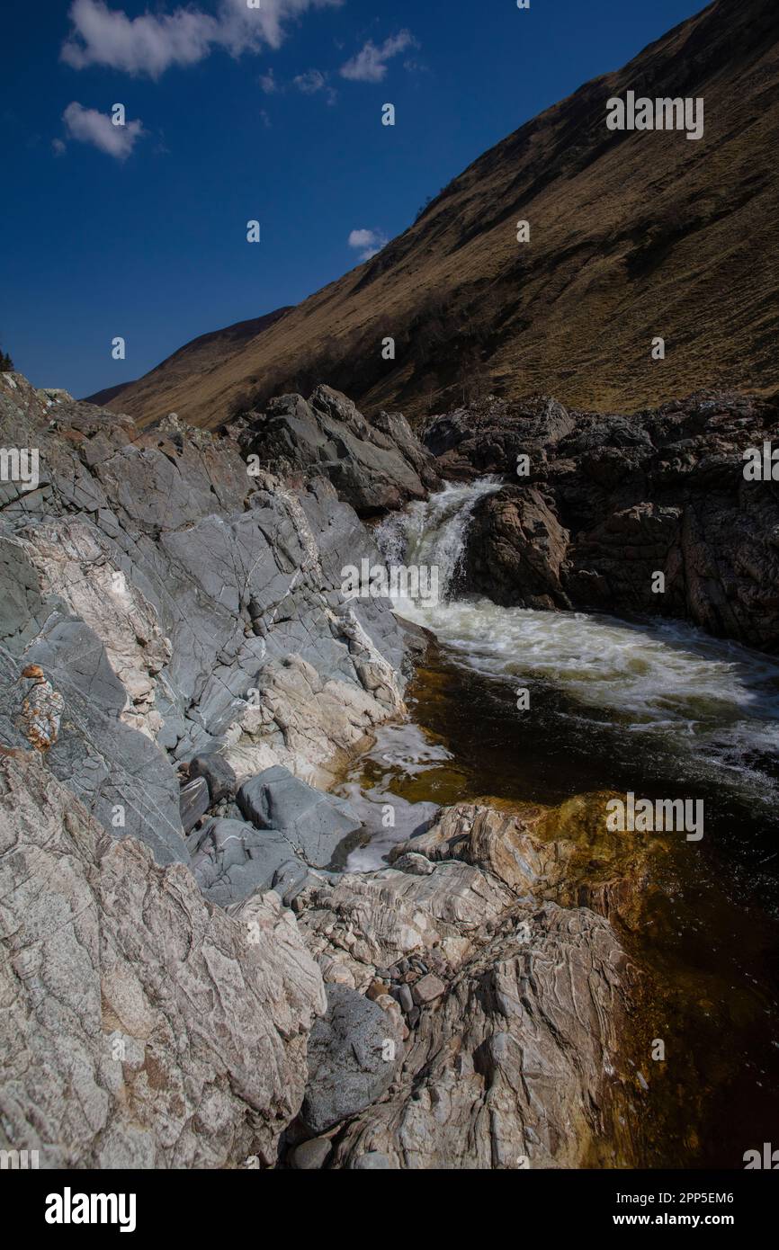 Hutton's Rock in Glen Tilt, Cairngorms, Scotland Stock Photo - Alamy